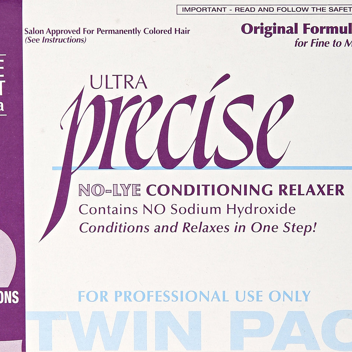 Ultra Precise No-Lye Conditioning Relaxer 2 Applications – Kim's Beauty ...